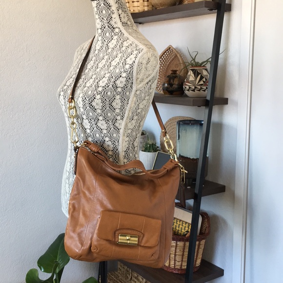Coach | Bags | Coach Shoulder Handbag Cognac Brown | Poshmark